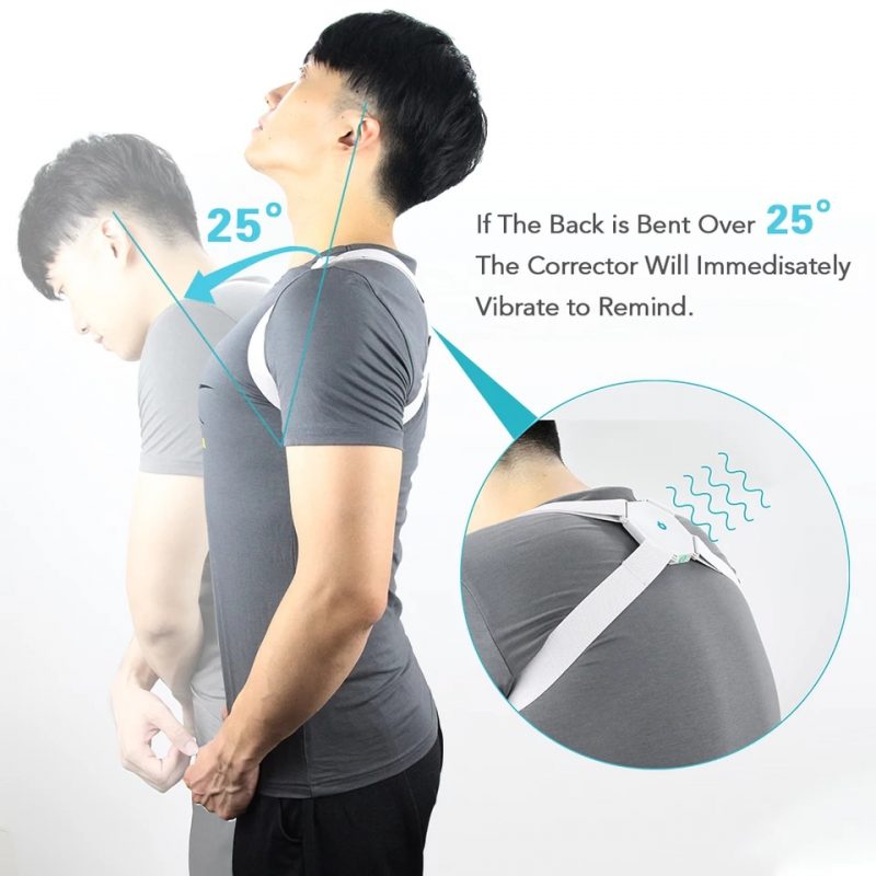 Adjustable Spine Back Support Posture Sensor Belt - Shopivate.pk