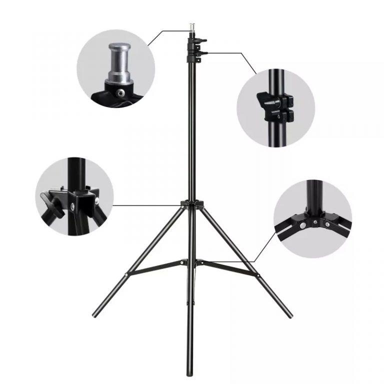 Adjustable Metal 7 FT Tripod Stand - Shopivate.pk