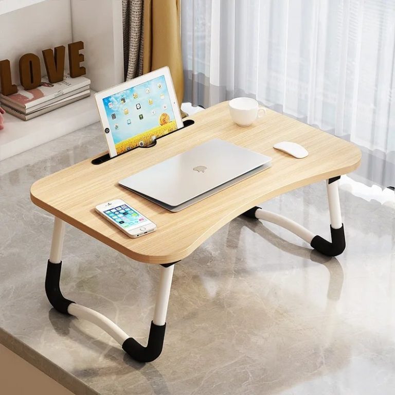 Multifunctional Foldable Wooden Laptop Stand - Shopivate.pk