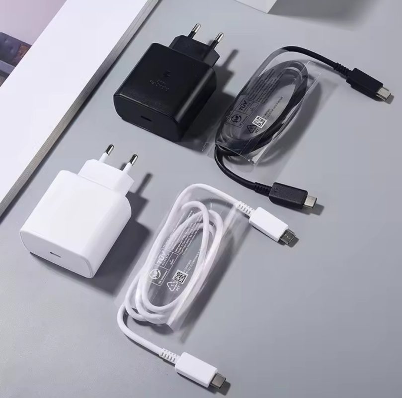Samsung 45w PD Super Fast Charging Adapter 2 Pin With Cable - Shopivate.pk
