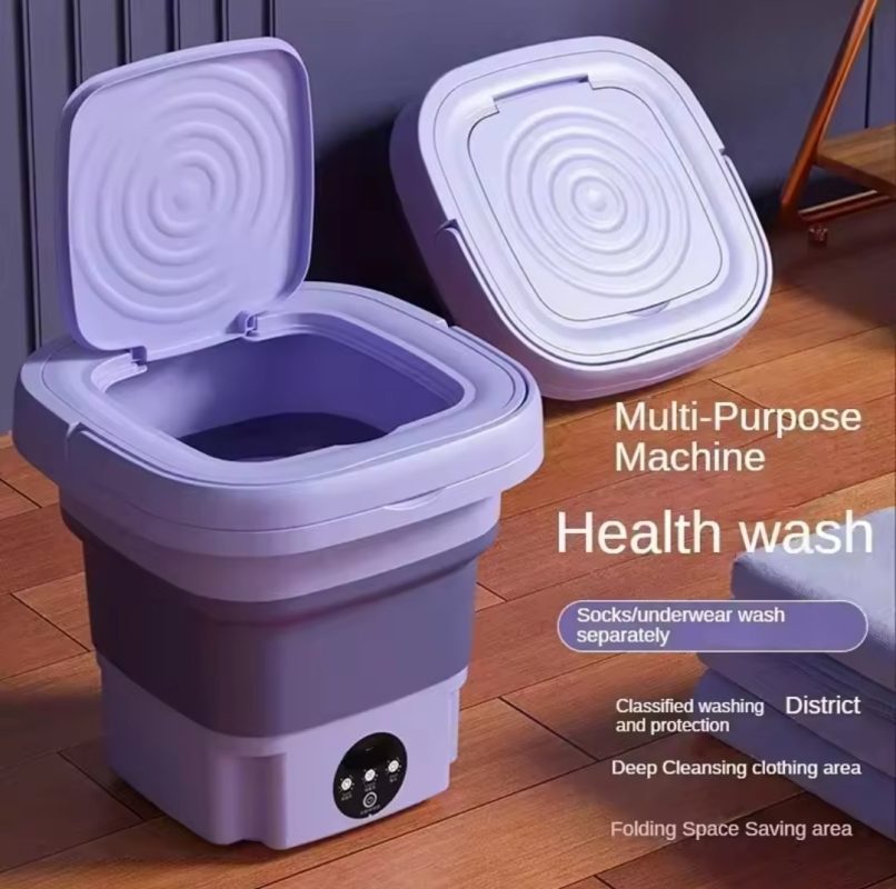 Foldable Electric Mini Washing Machine - Shopivate.pk
